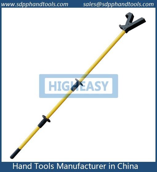 72 inch push pull pole with yellow fiber handle, high quality with best ...