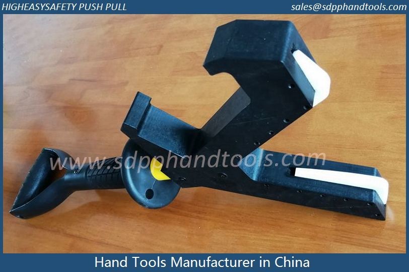 stiff push pole with insert D grip handle, high quality nylon head with ...