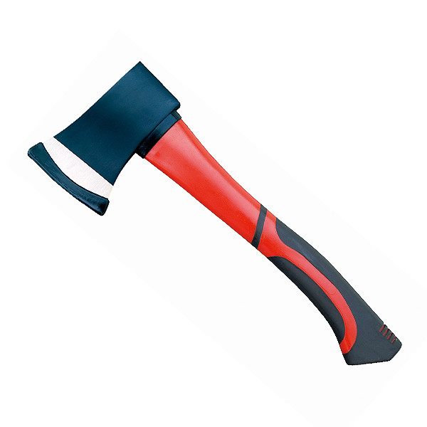 A601 single bit axe with plastic coated rubber grip handle,45# carbon ...