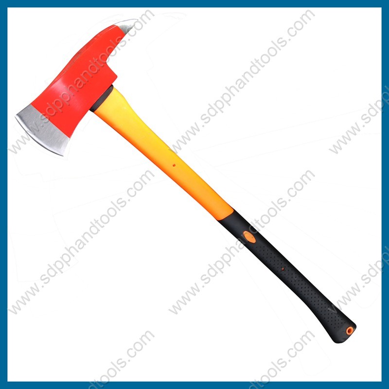 3.5LB firefighter axe with fiberglass handle, firemen's axe, forcible ...