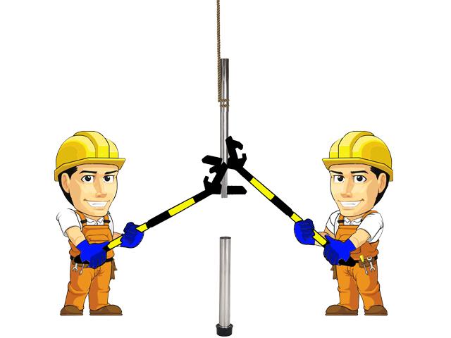 21 inch push pull stick with insert, push pull safety tools with insert ...