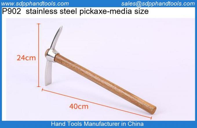 Stainless steel pickaxe, hoe, double-headed pickaxe, mountain climbing ...