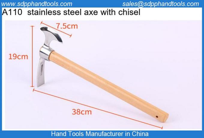 Stainless steel pickaxe, hoe, double-headed pickaxe, mountain climbing ...